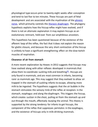 A hiccup or hiccough | DOCX