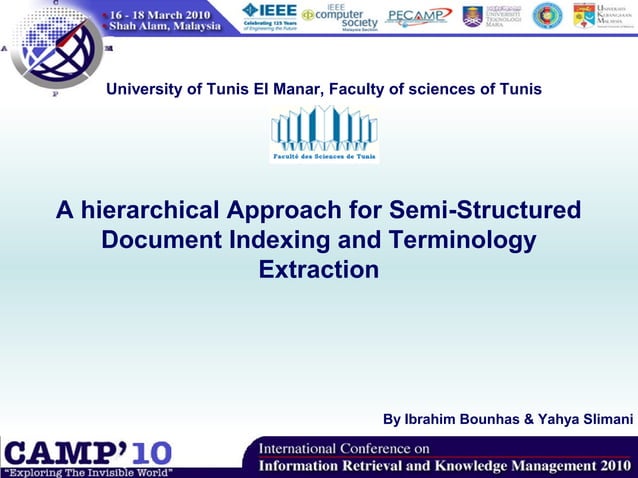 A hierarchical approach for semi structured document indexing and | PPT