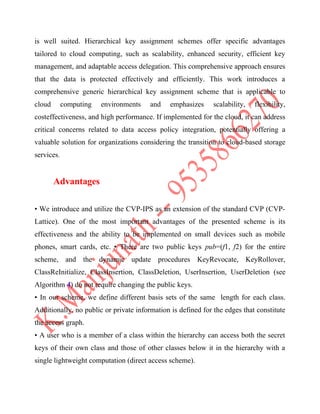 A Hierarchical Key Assignment Scheme A Unified Approach.docx