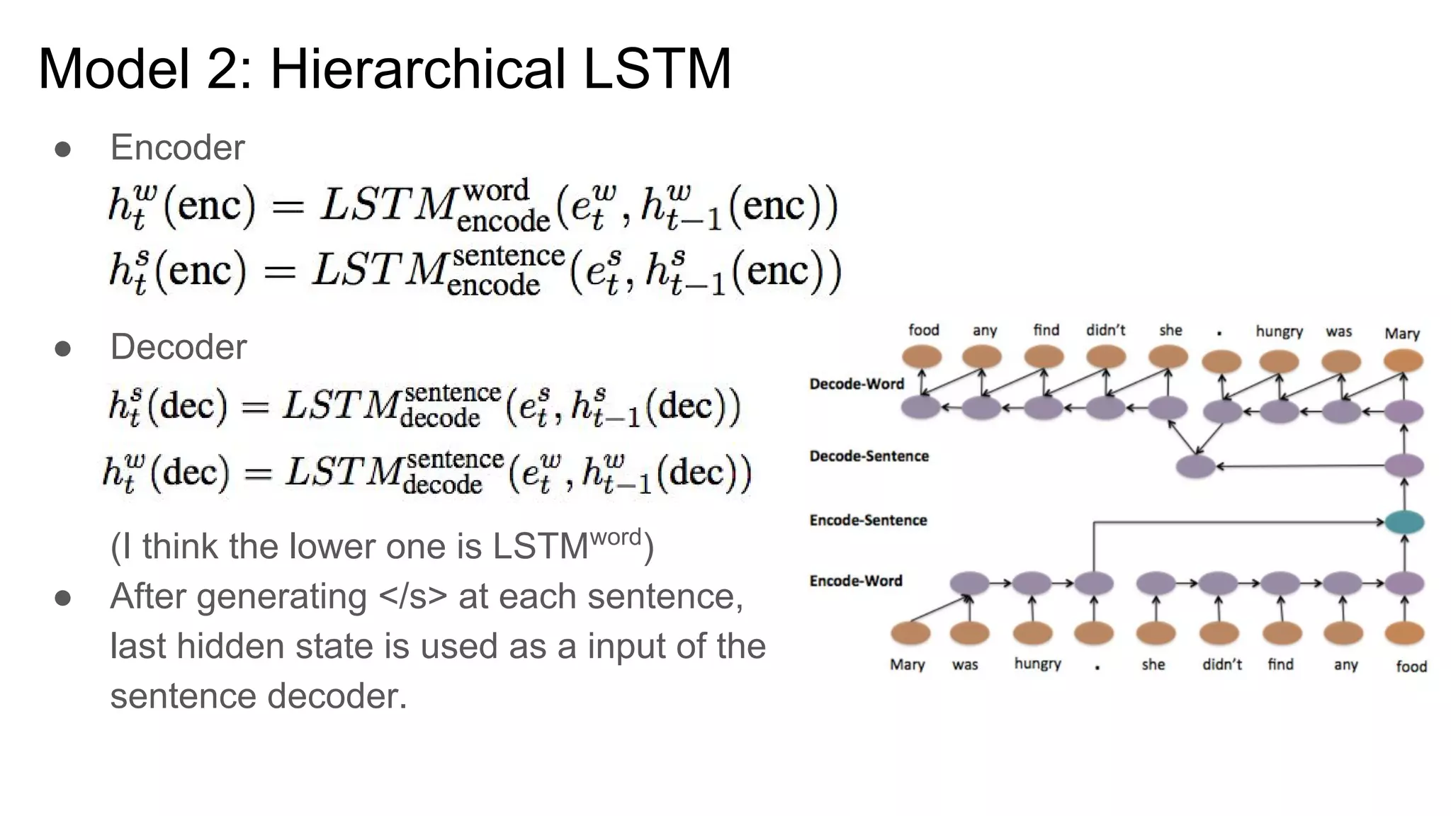 A Hierarchical Neural Autoencoder For Paragraphs And Documents Ppt