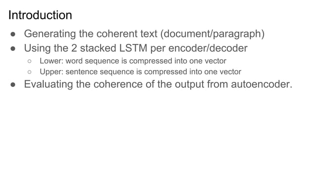 A hierarchical neural autoencoder for paragraphs and documents | PDF