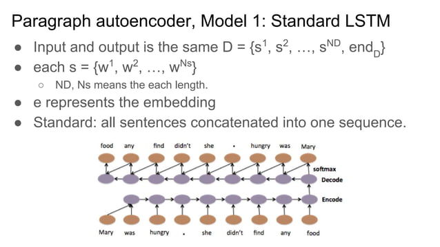 A Hierarchical Neural Autoencoder For Paragraphs And Documents Ppt