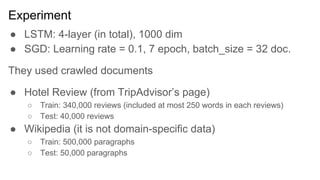 A hierarchical neural autoencoder for paragraphs and documents | PDF
