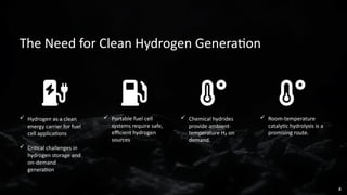 A High-Performance Hydrogen Generation System: Transition Metal ...