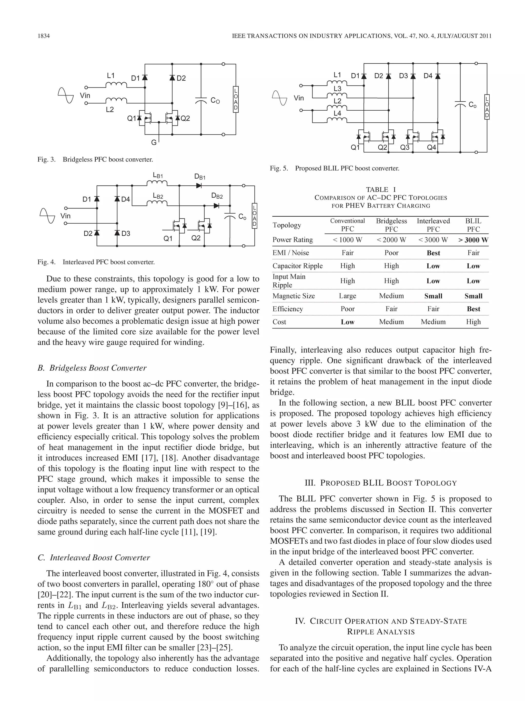 A high performance single-phase bridgeless interleaved pfc converter ...