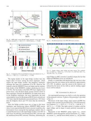 A high performance single-phase bridgeless interleaved pfc converter for plug-in hybrid vehicles ...