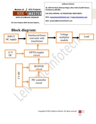 A high gain input parallel output-series dcdc converter with dual coupled inductors | PDF ...
