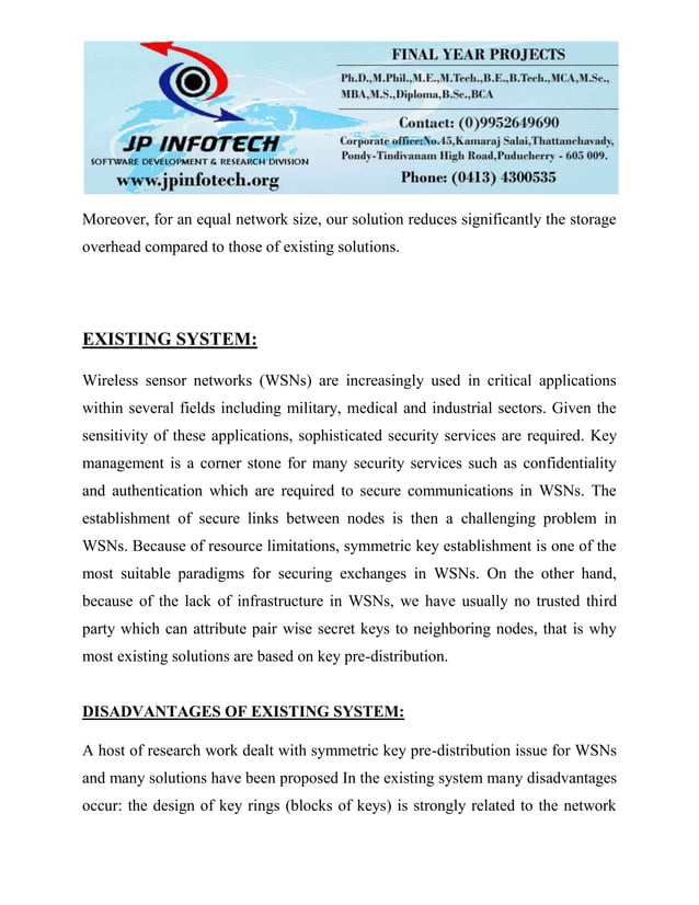 A highly scalable key pre distribution scheme for wireless sensor networks | PDF
