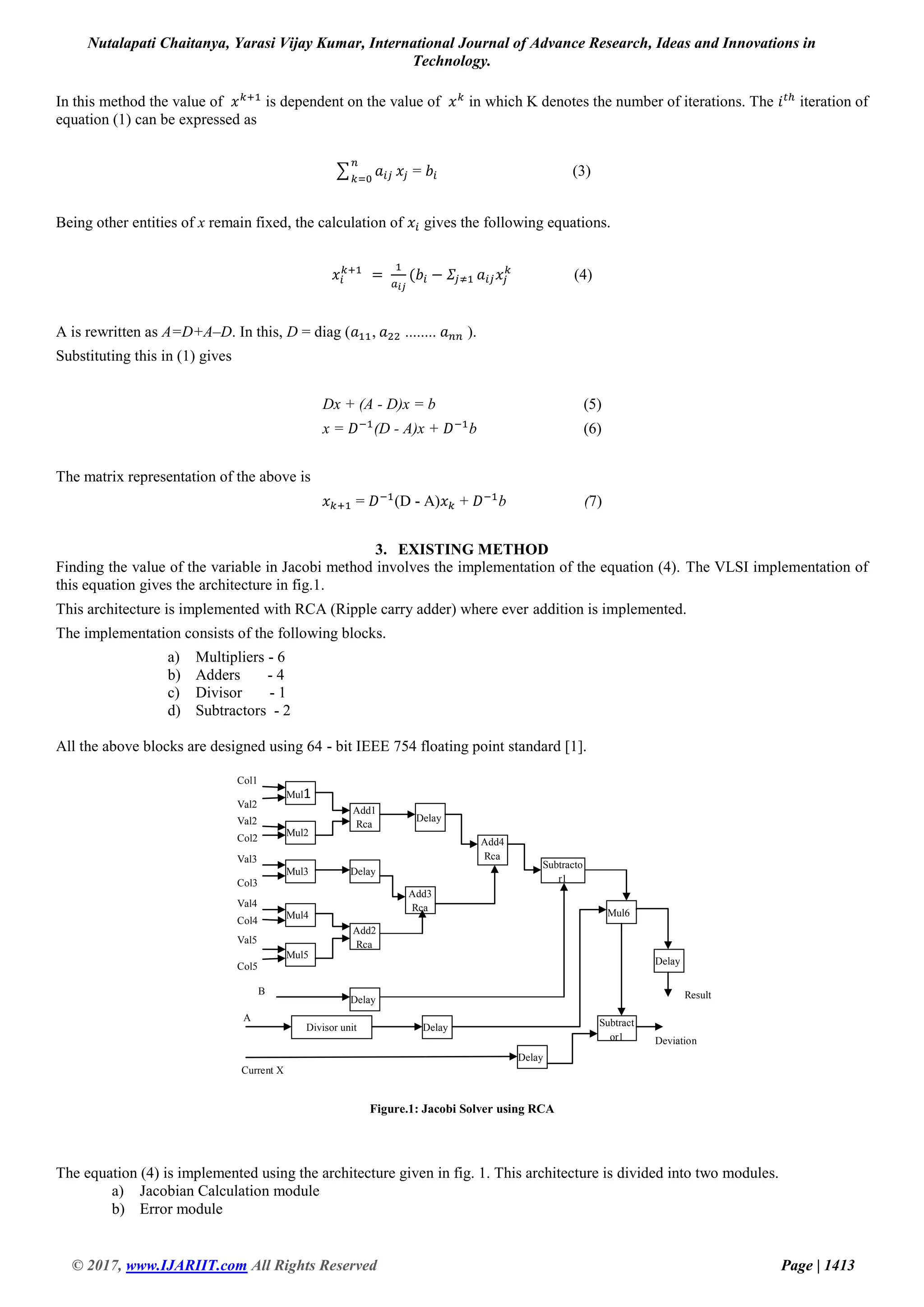 A high performance jacobi iterative solver | PDF