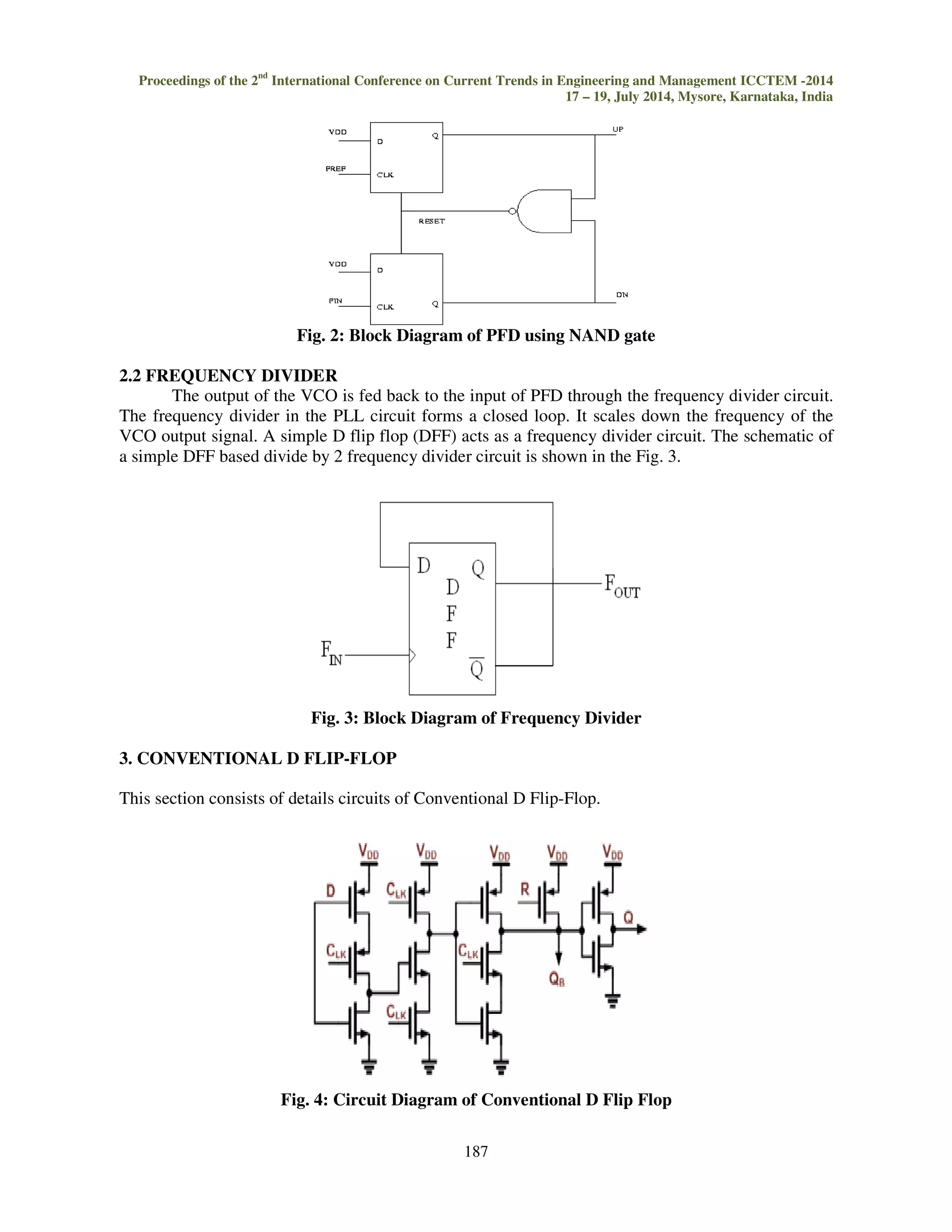 A high speed low power consumption d flip flop for high speed phase ...