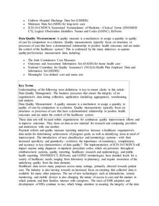 Ahima data quality management model | DOCX