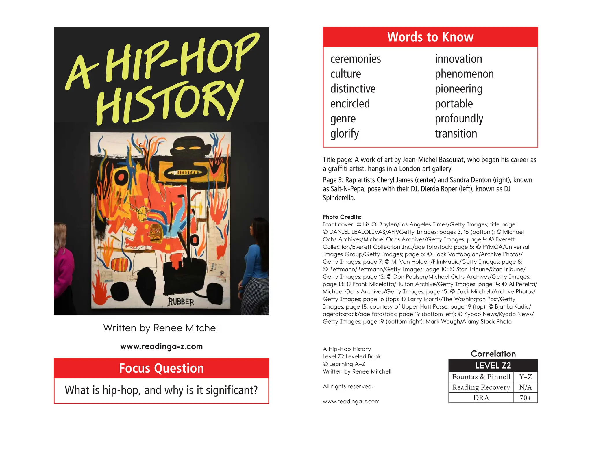 Music : The Story of The Hip-Hop History | PDF