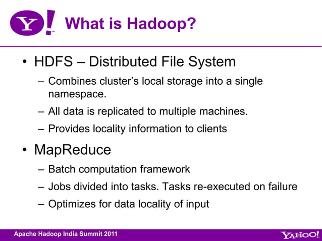 Apache Hadoop India Summit 2011 talk "Making Apache Hadoop Secure" by Devaraj Das | PPTX