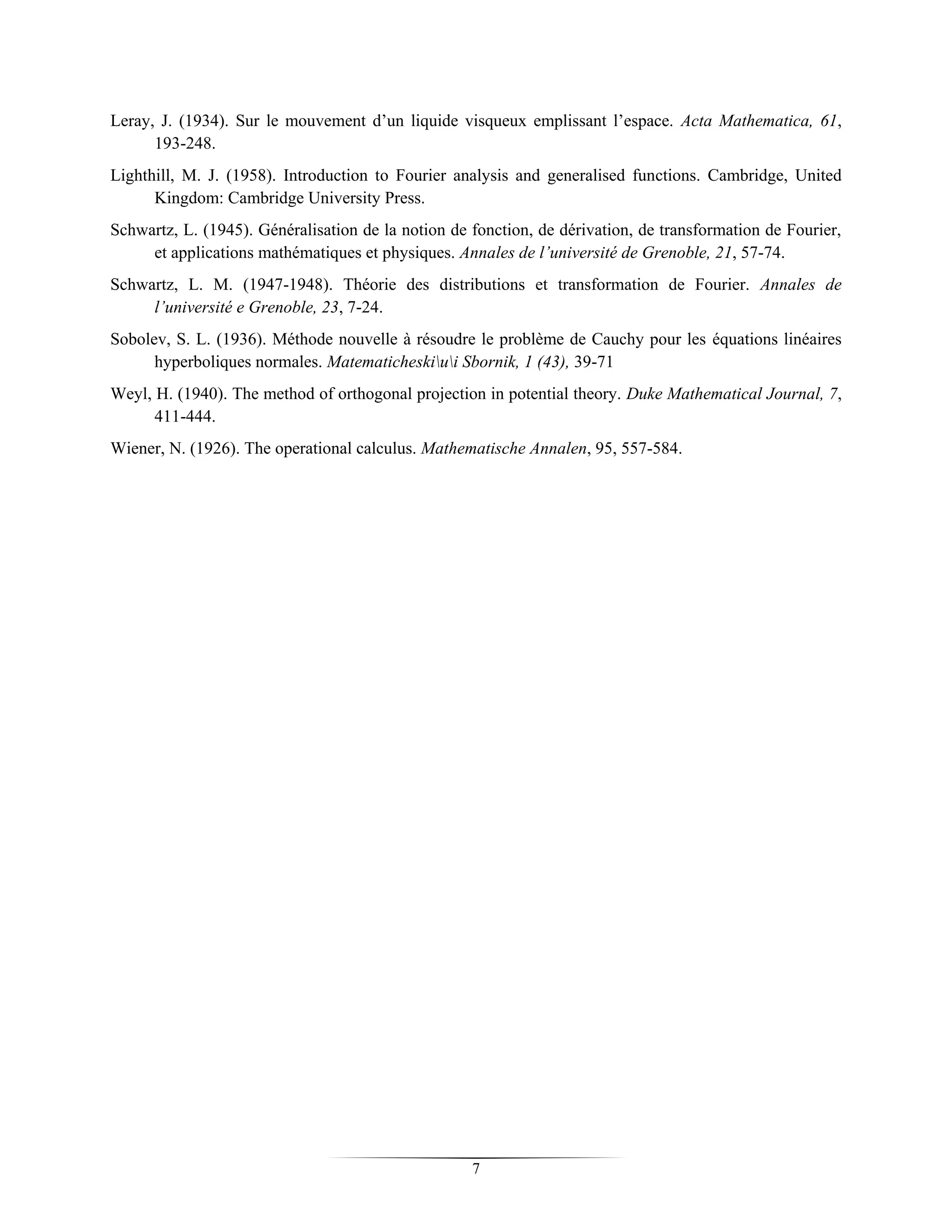 A historical note on schwartz space and test or bump functions | PDF ...
