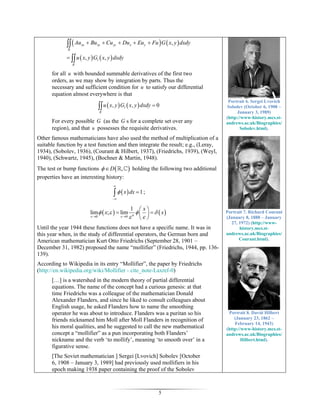 A historical note on schwartz space and test or bump functions | PDF ...