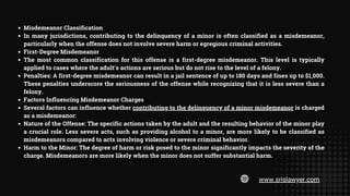 Understanding "Contributing to the Delinquency of a Minor" as a ...
