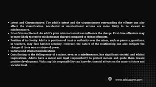 Understanding "Contributing to the Delinquency of a Minor" as a ...