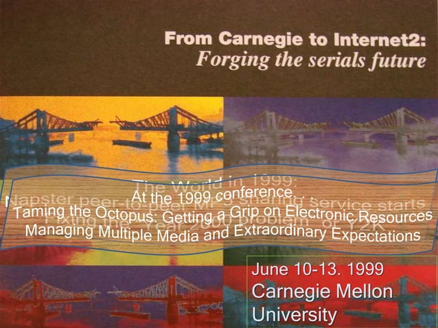 A historical timeline of NASIG 1986-2015 | PPT