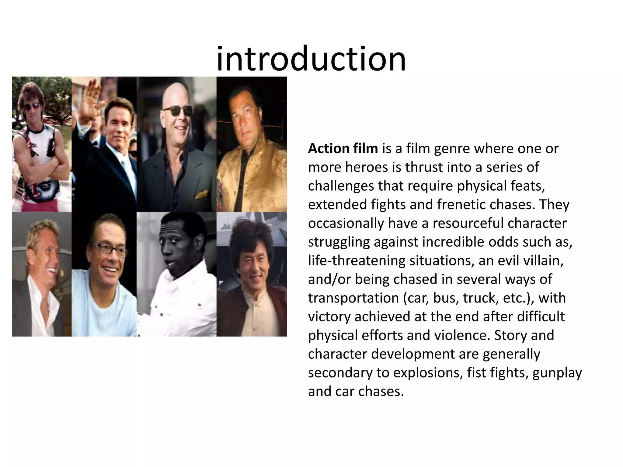 A history of action movies | PPTX