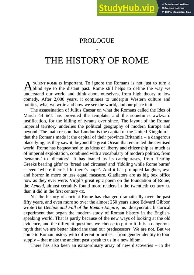 A History of Ancient Rome - Mary Beard.pdf | Geography | Science