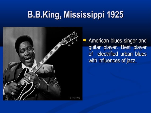 A brief history of the blues | PPT