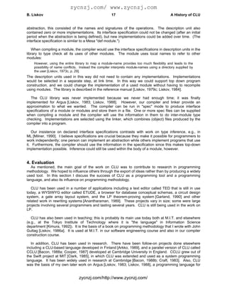 A history of clu | PDF