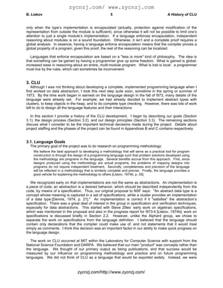 A history of clu | PDF