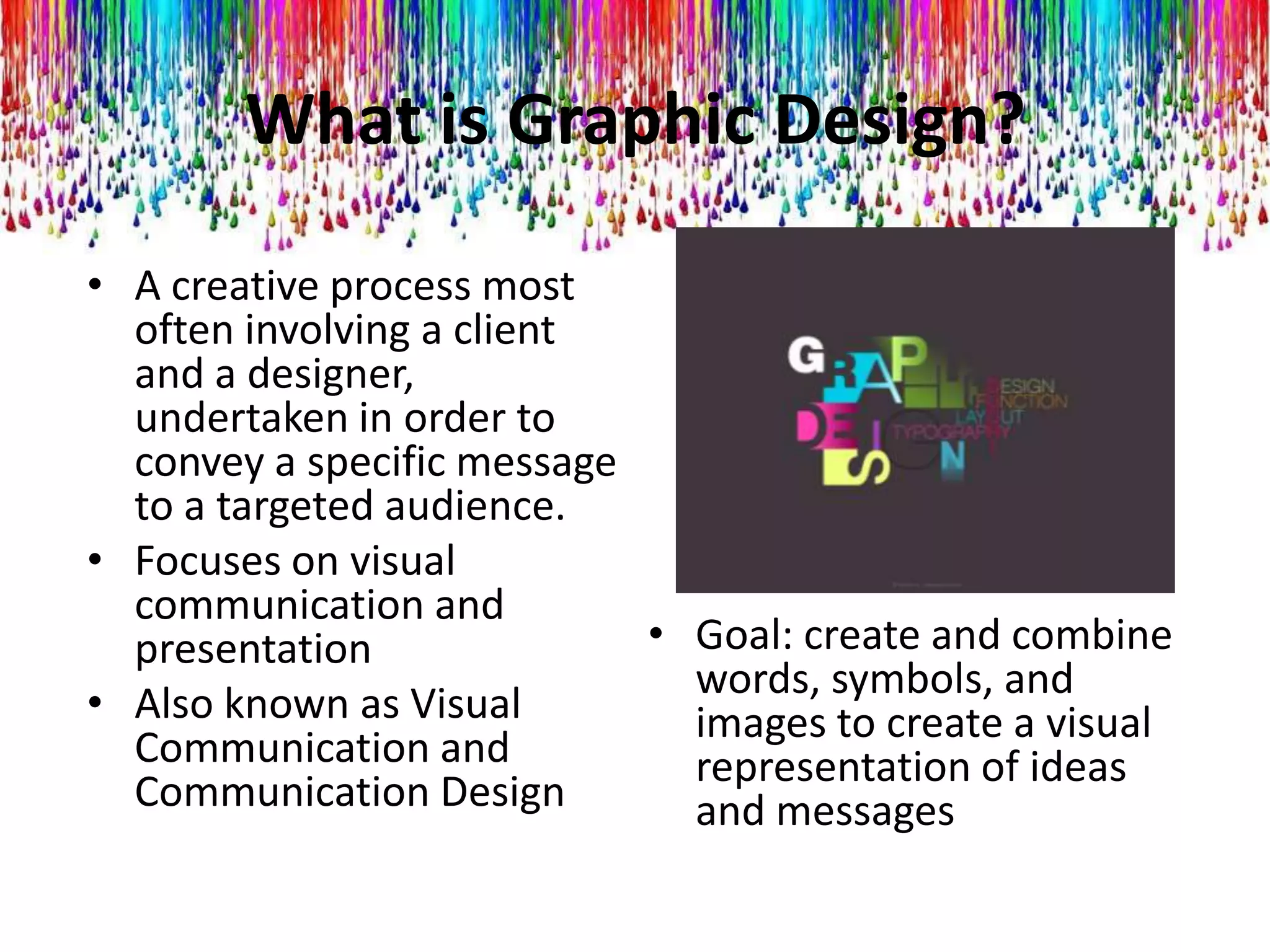 A history of graphic design | PPTX