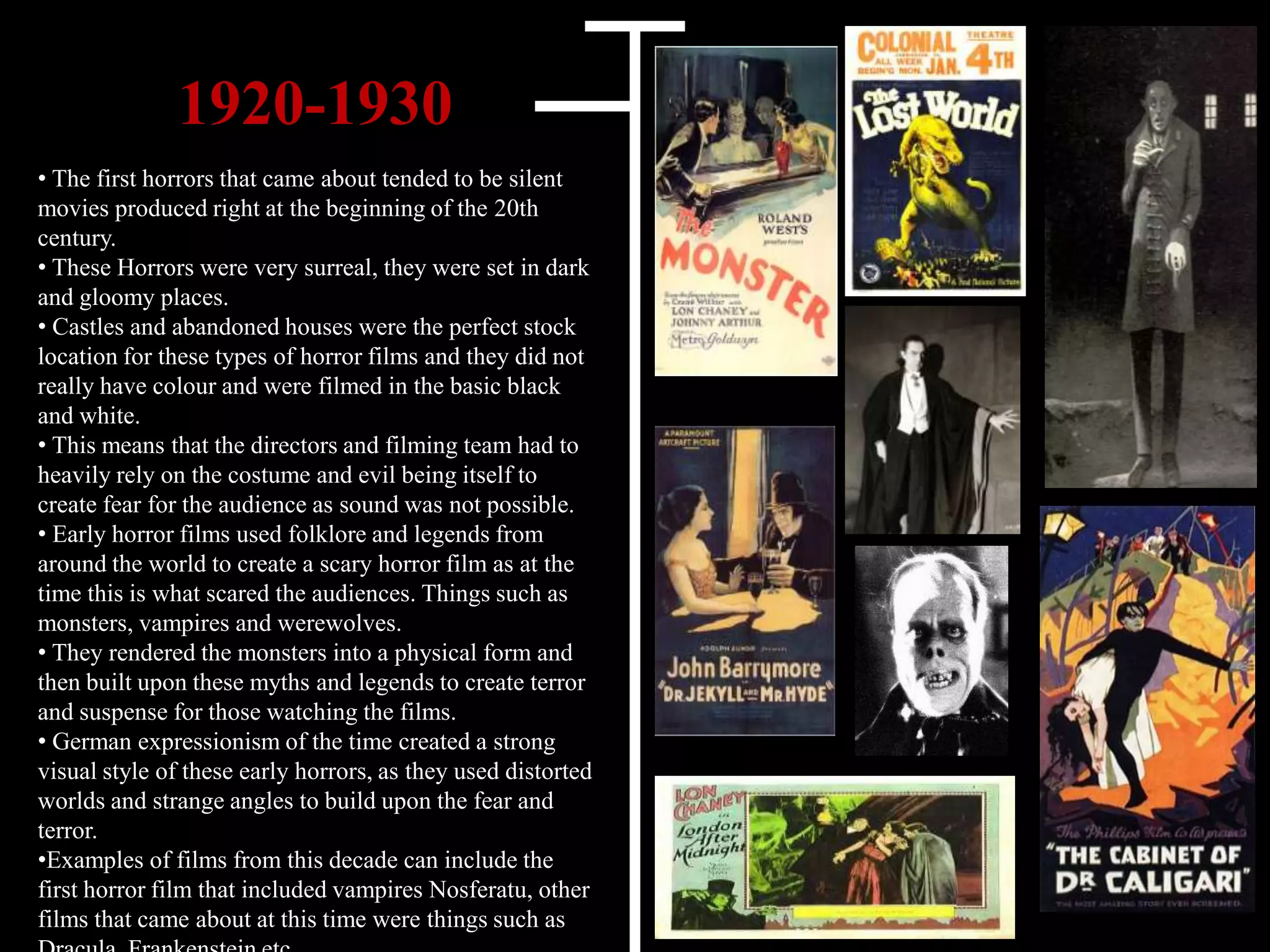 A history of horror | PPT