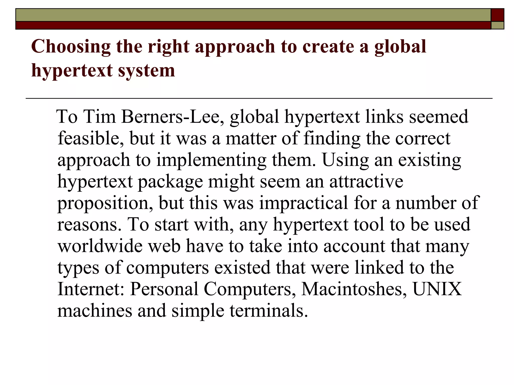 A history of html | PPT