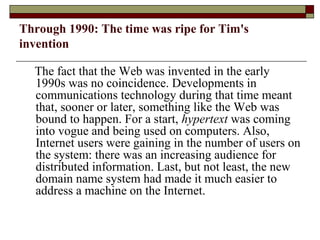 A history of html | PPT