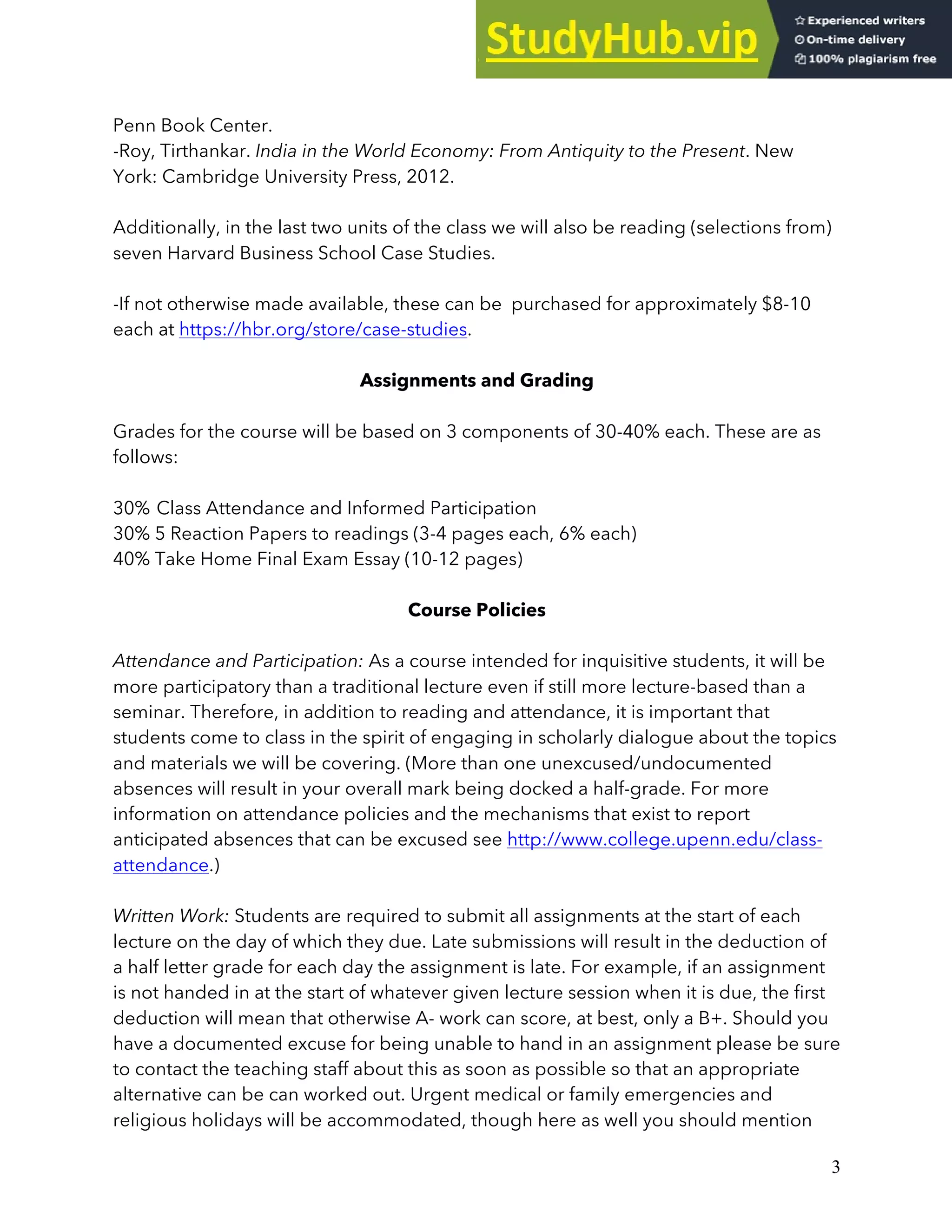 A History Of Indian Business | PDF