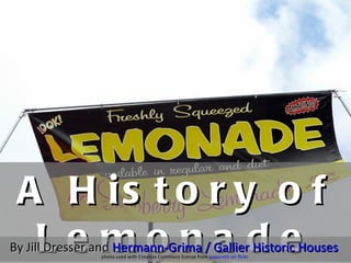 A history of lemonade | PPT