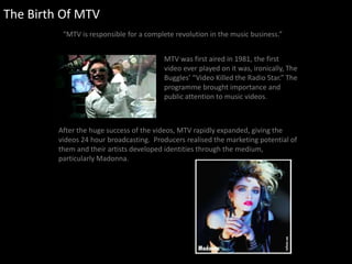 A history of music video | PPTX