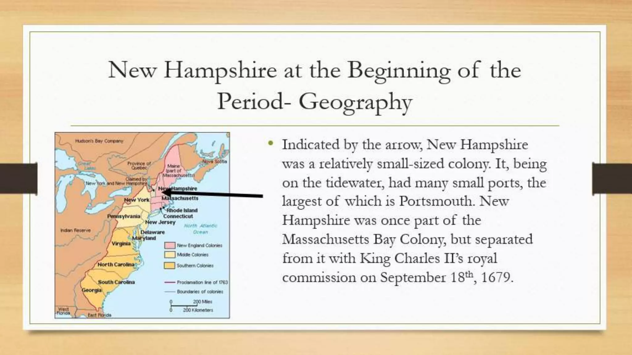A Brief History of New Hampshire 1760s-1776 | PPT