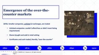 A history of the over-the-counter markets | PPTX