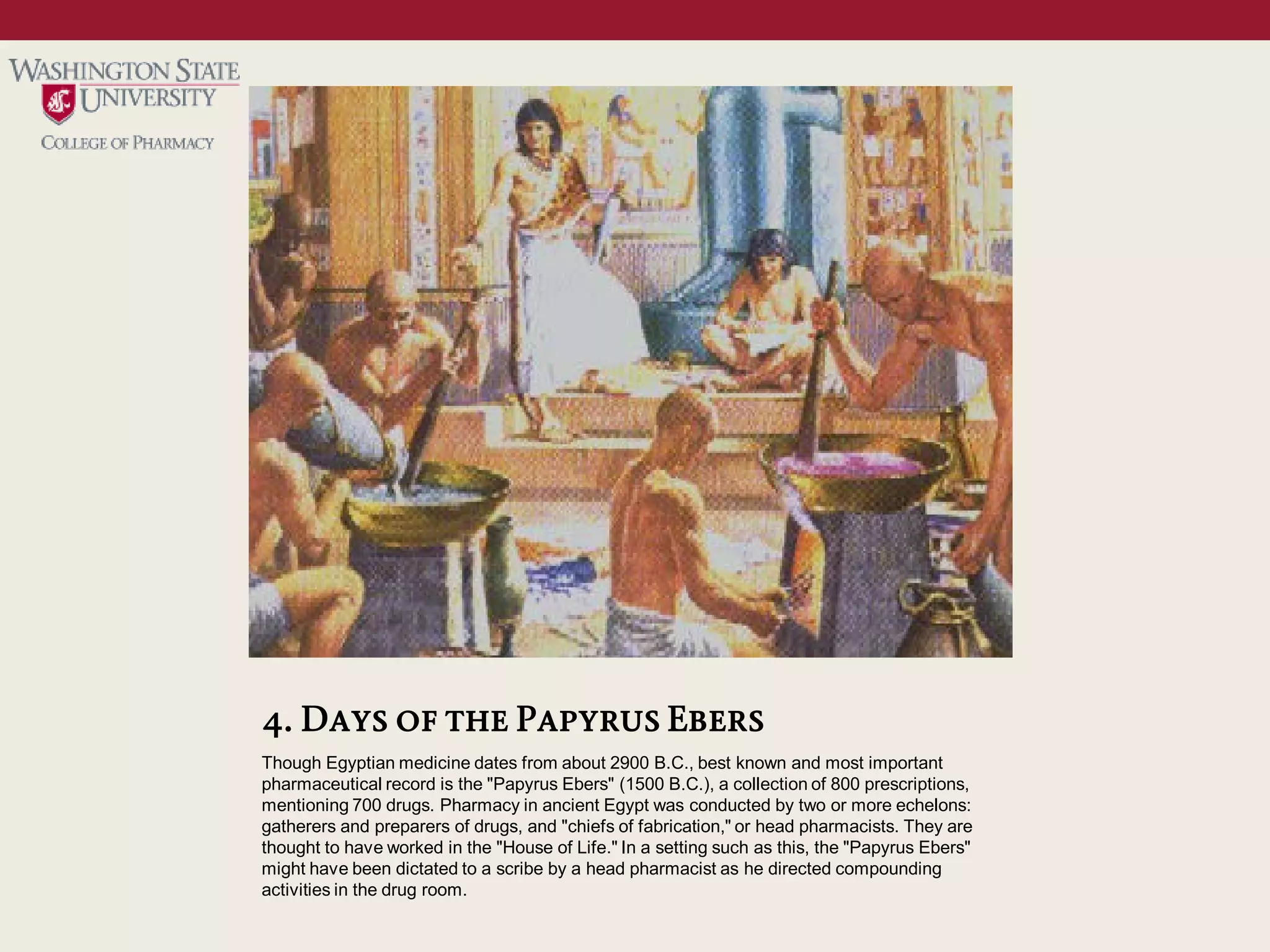 A history of pharmacy in pictures | PDF