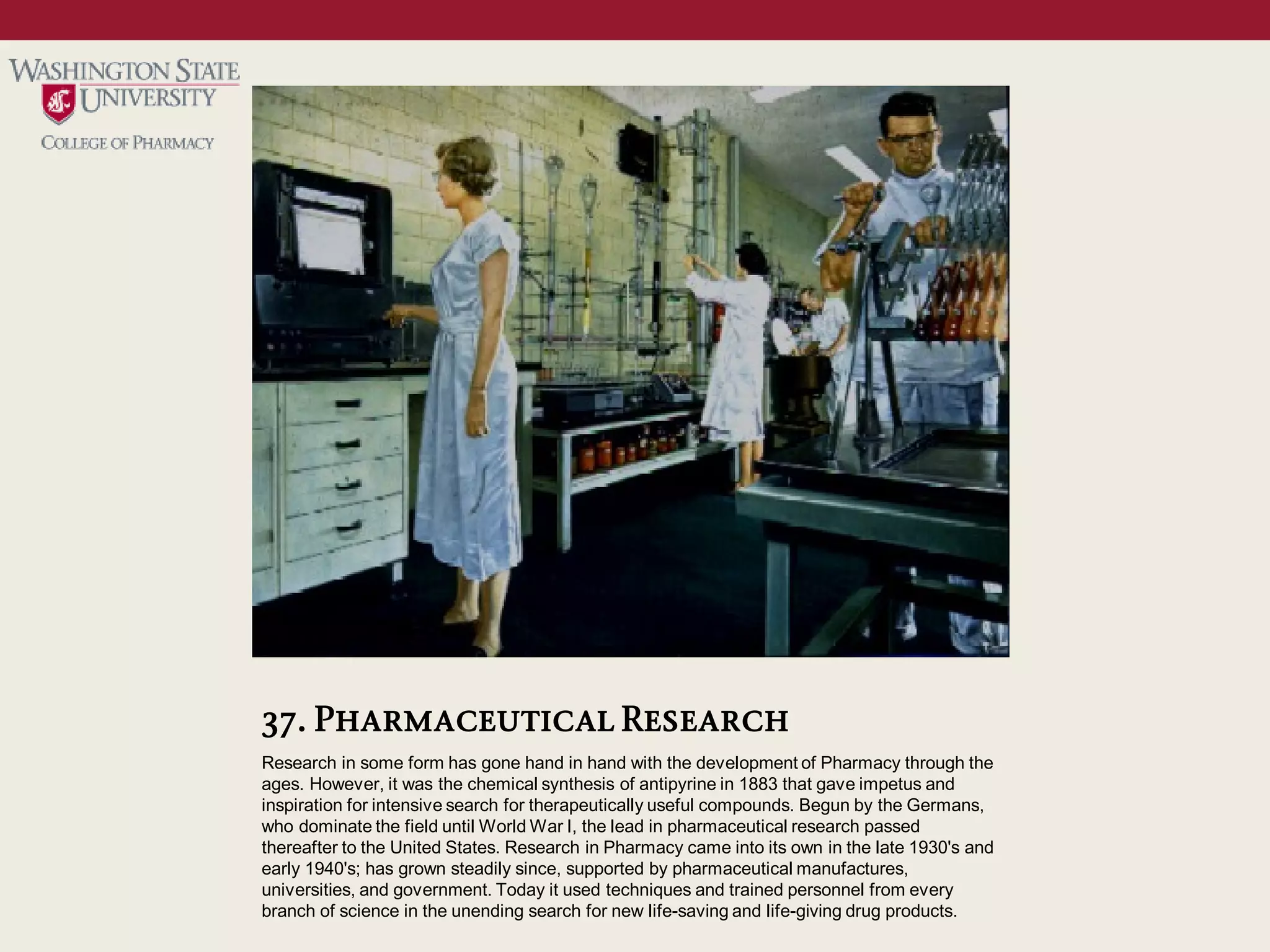 A history of pharmacy in pictures | PDF