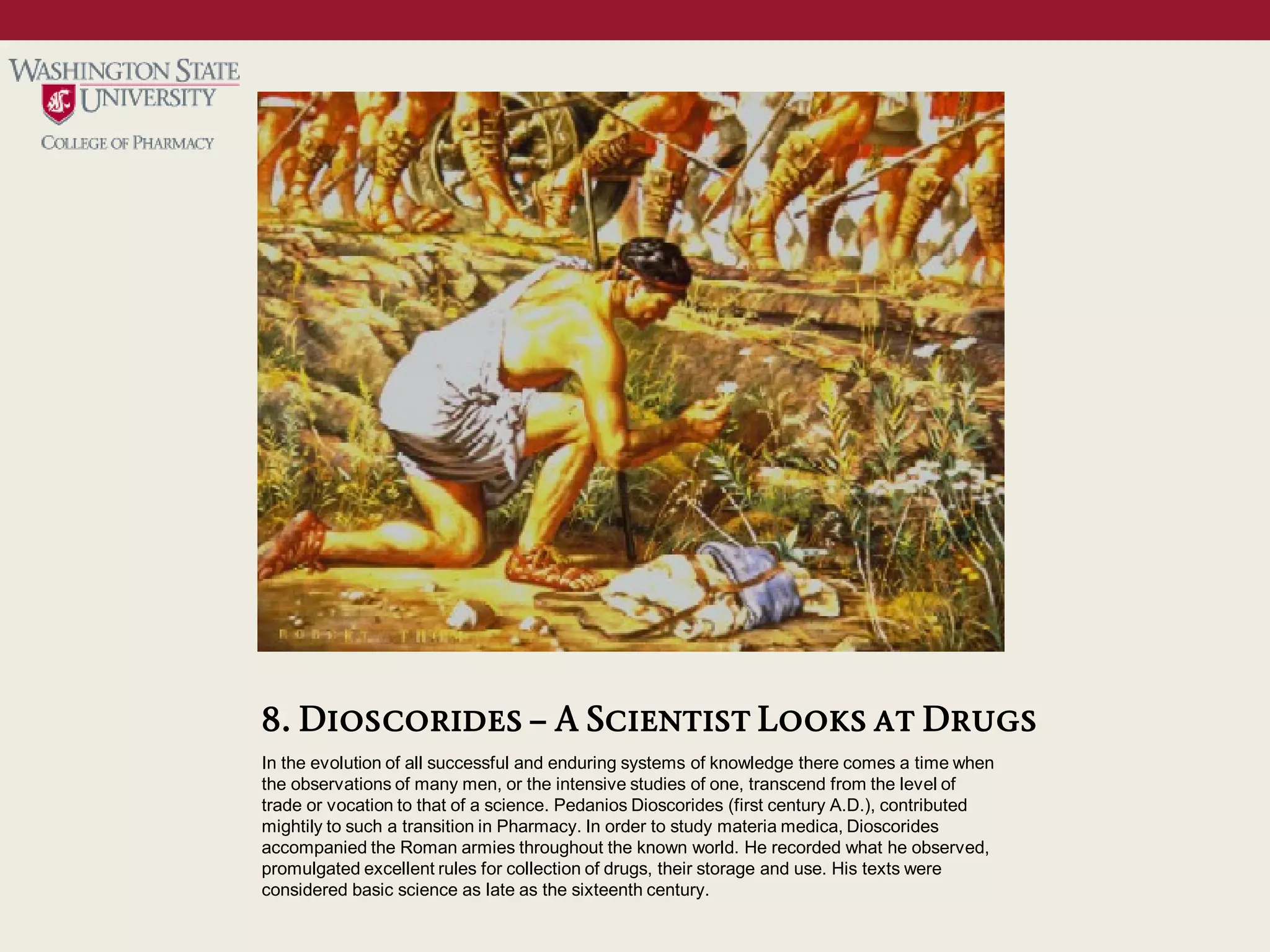 A history of pharmacy in pictures | PDF