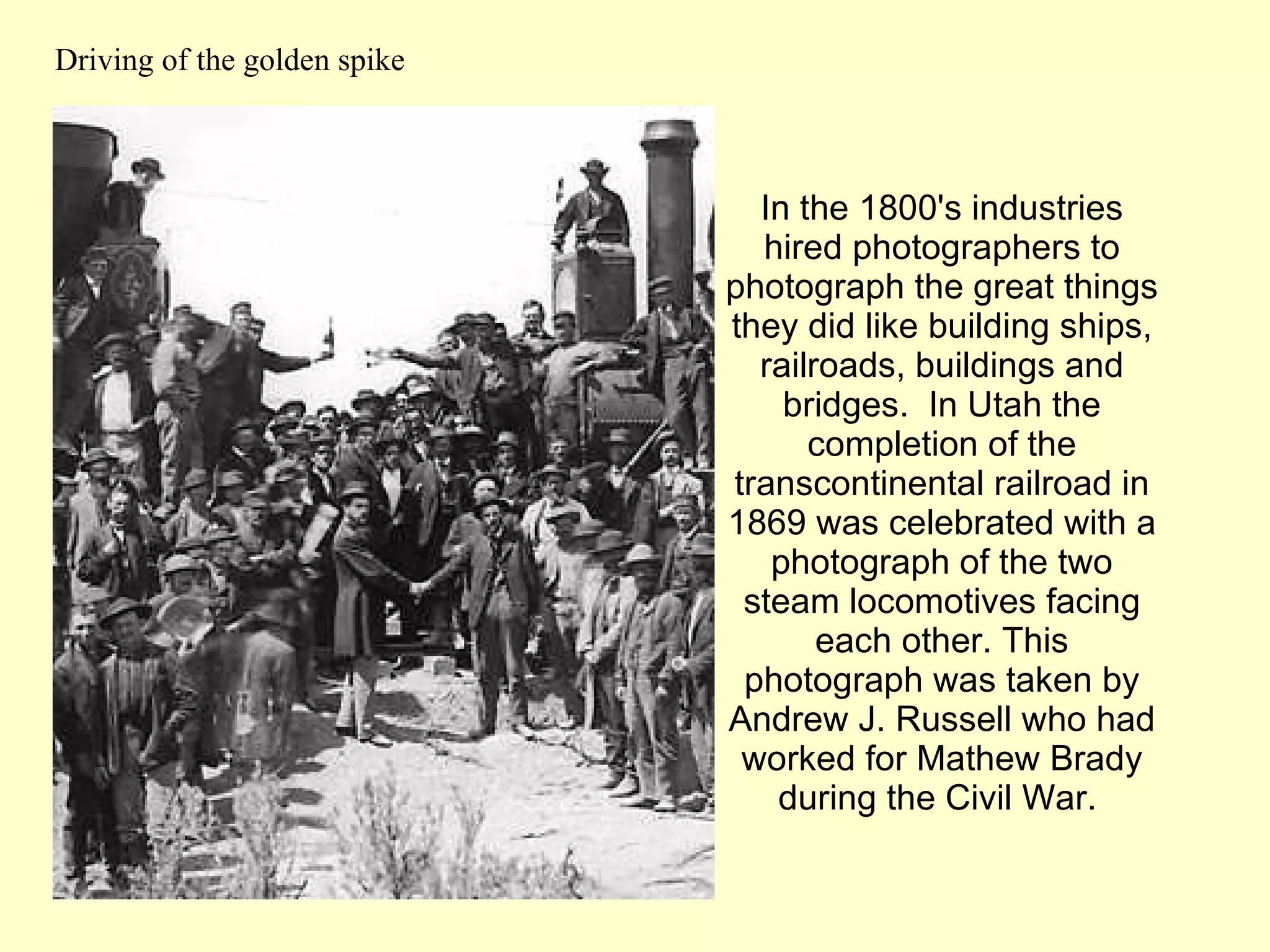 A history of photography | PPT