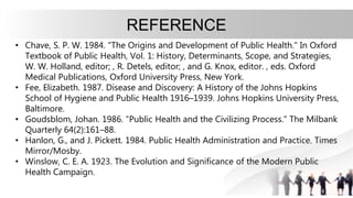 A history of public health | PPTX