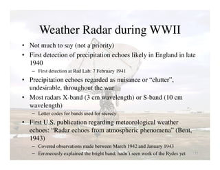 A history of radar meteorology technology and theory | PDF