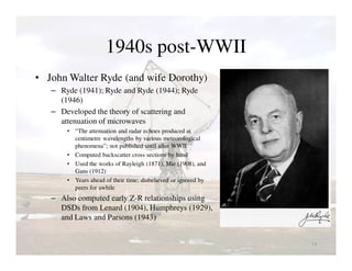 A history of radar meteorology technology and theory | PDF