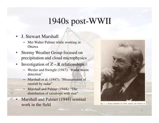 A history of radar meteorology technology and theory | PDF