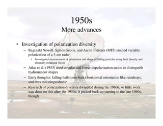 A history of radar meteorology technology and theory | PDF