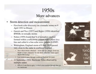 A history of radar meteorology technology and theory | PDF