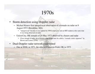 A history of radar meteorology technology and theory | PDF