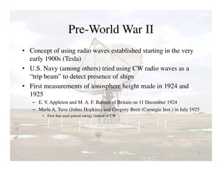 A history of radar meteorology technology and theory | PDF