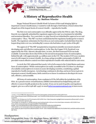 A History of Reproductive Health | DOCX