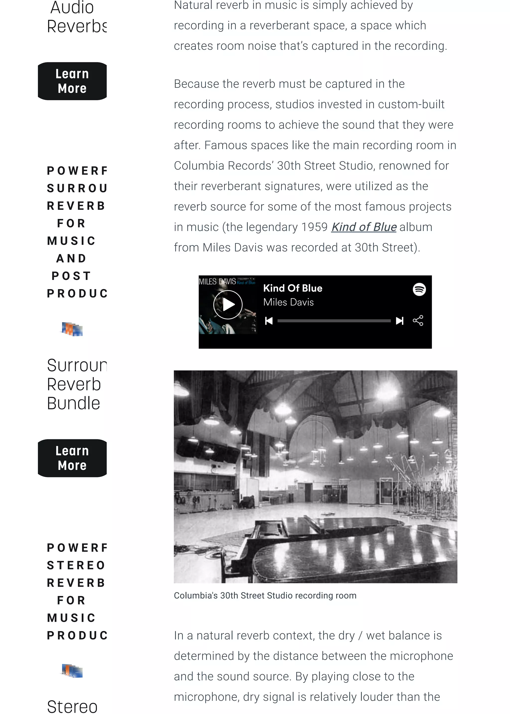 A history of reverb in music production | PDF